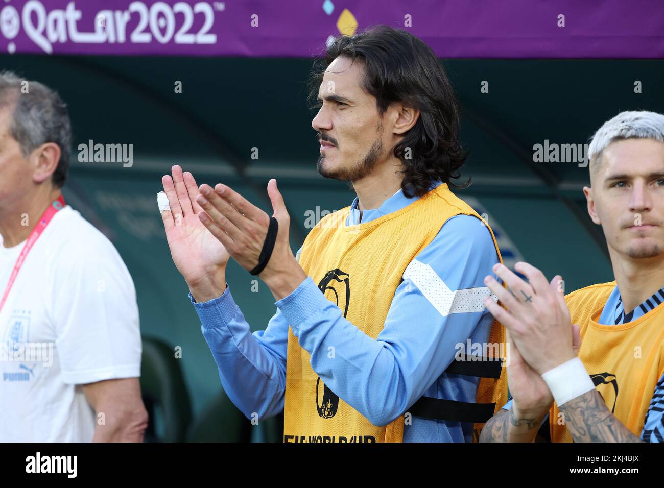 Edinson Cavani of Uruguay during the FIFA World Cup 2022, Group H ...