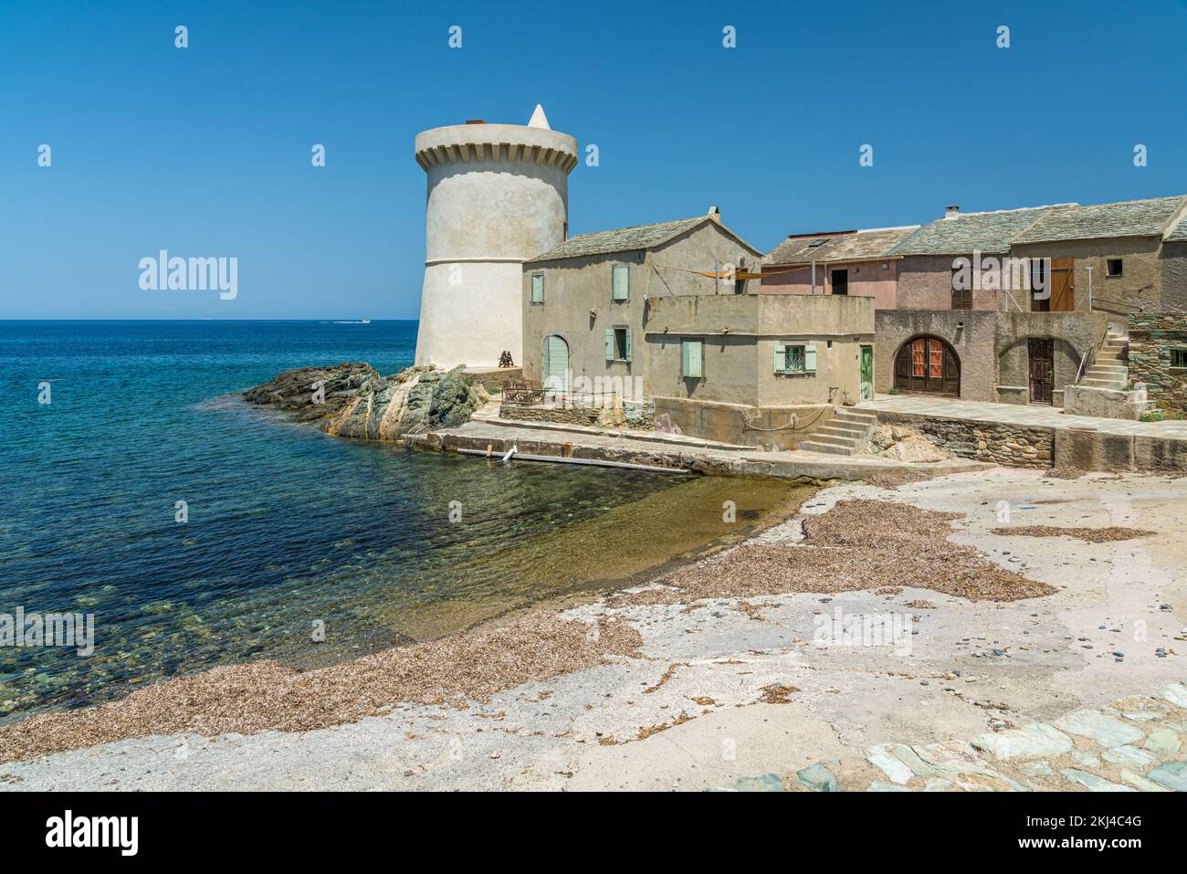 A beautiful view in the village of Tollare on a summer morning, near ...