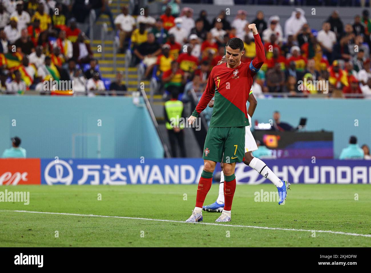 Cristiano Ronaldo During The Fifa World Cup Qatar 2022 Group H Match