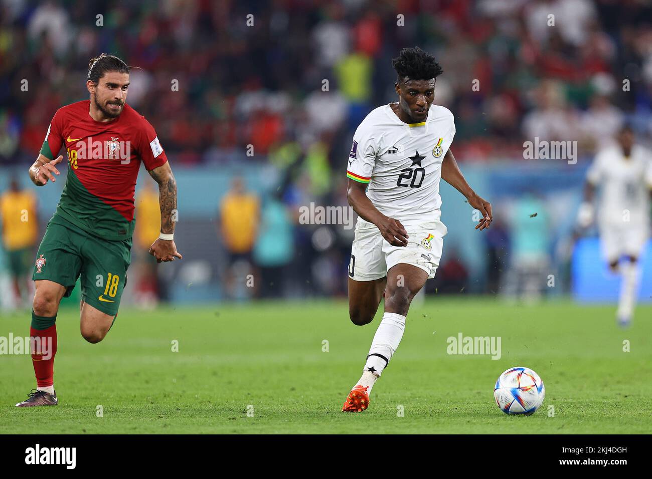 Mohammed Kudus during the FIFA World Cup Qatar 2022 Group H match ...