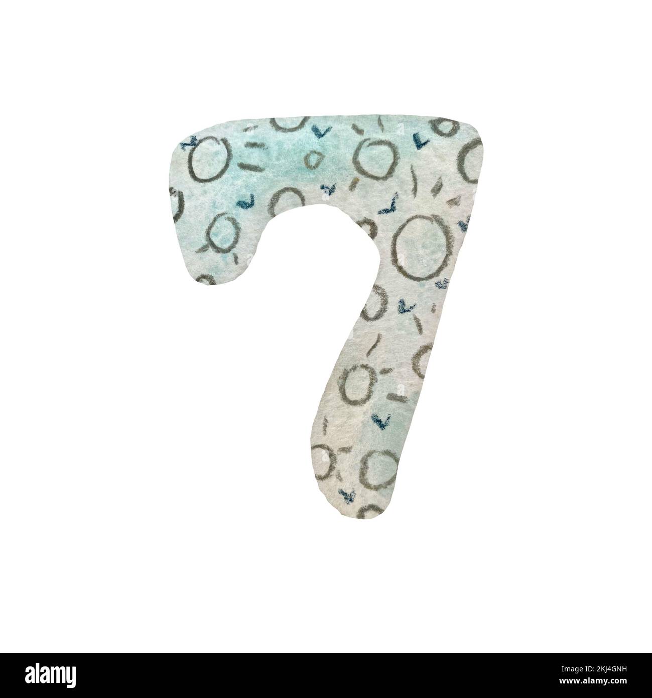 Number sketch hi-res stock photography and images - Alamy