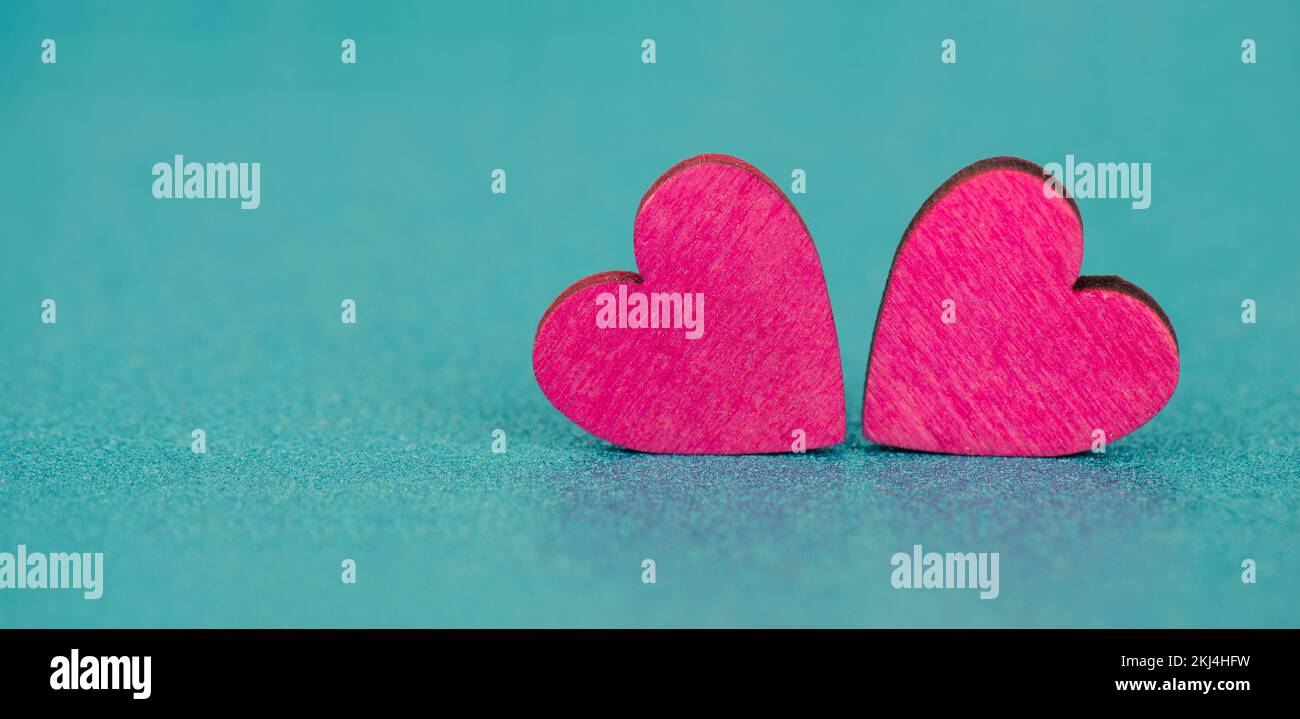 Pink hearts, valentine greeting card, mothers day and birthday wishes ...