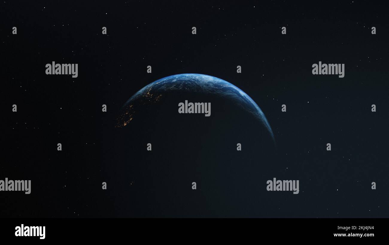A 3d rendering of the Planet Earth isolated in space Stock Photo - Alamy