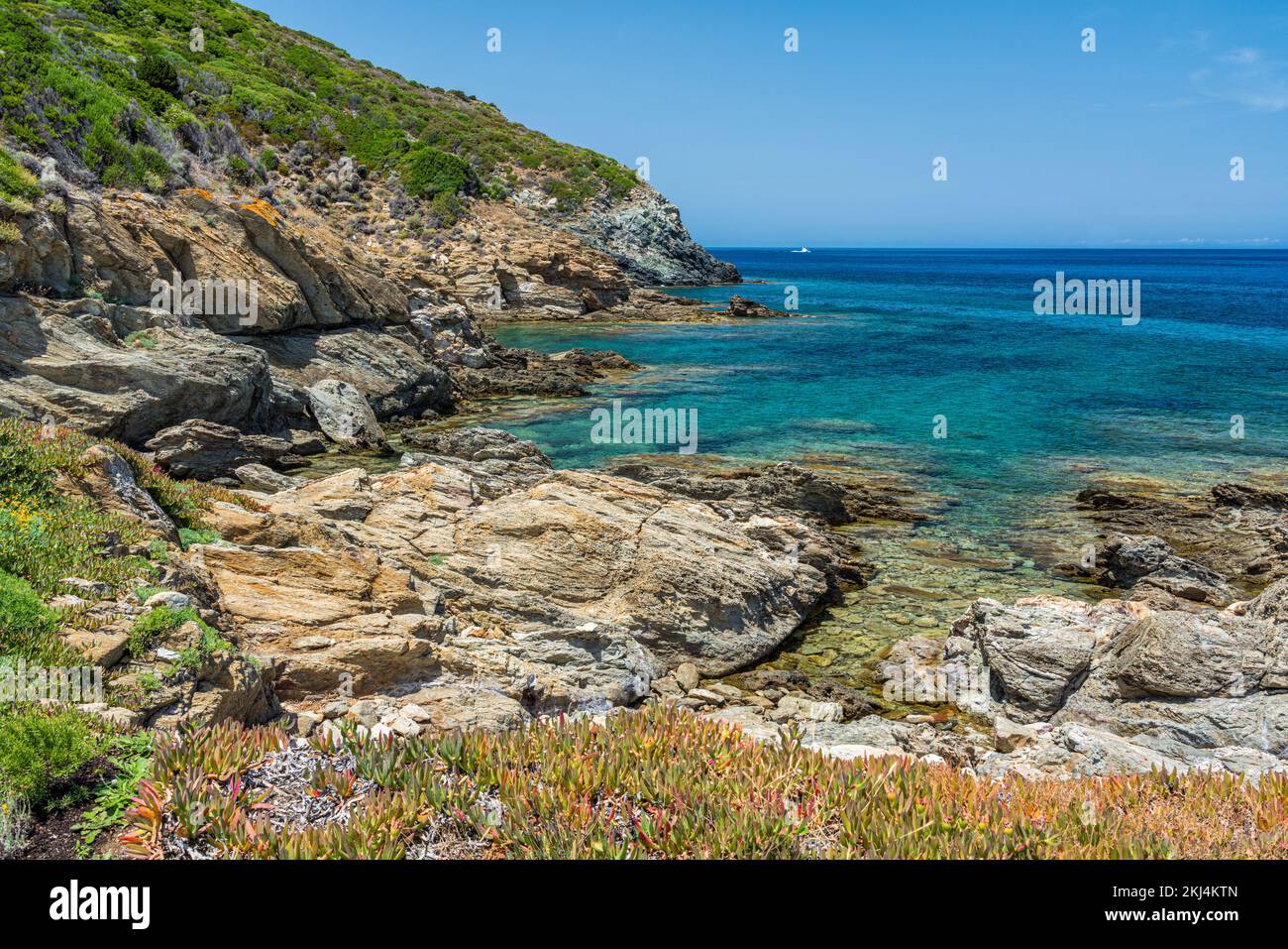A beautiful view in the village of Tollare on a summer morning, near ...
