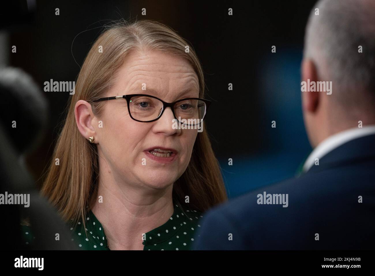 Edinburgh, Scotland, UK. 24th Nov, 2022. PICTURED: Shirley-Anne ...