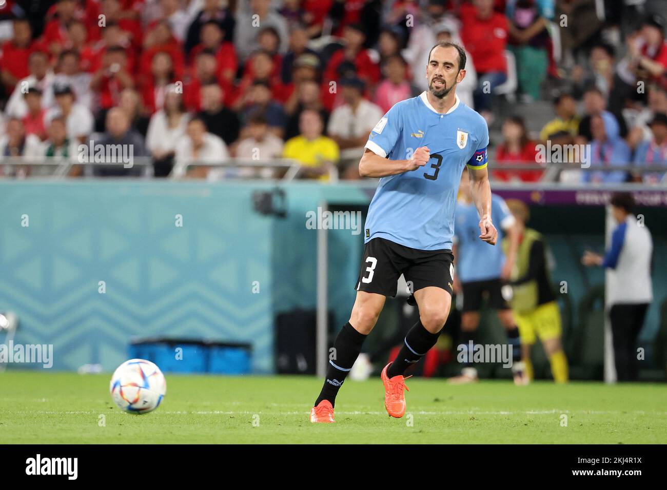 Diego Godin of Uruguay during the FIFA World Cup 2022, Group H football ...