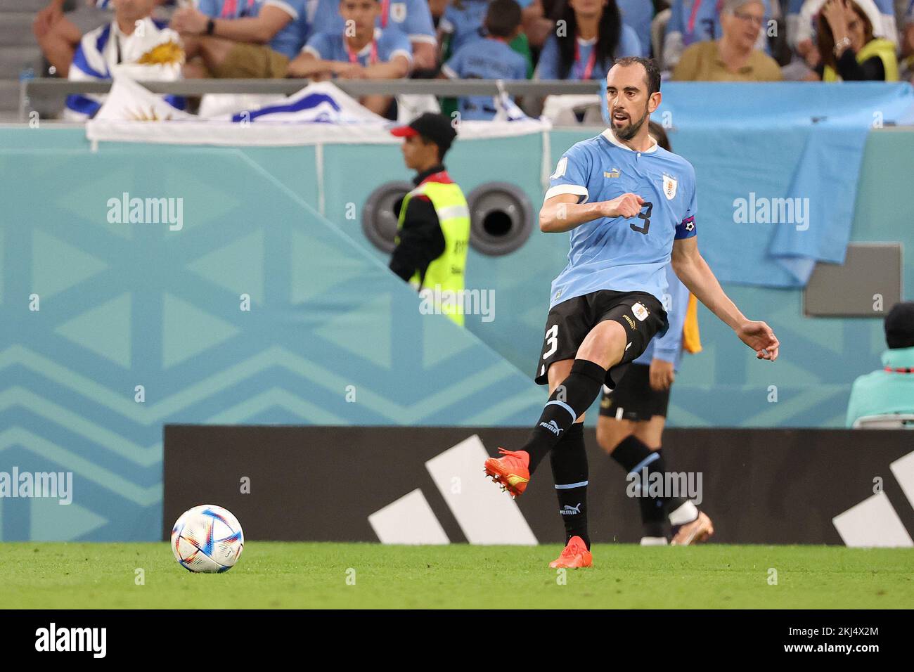 Diego Godin of Uruguay during the FIFA World Cup 2022, Group H football ...