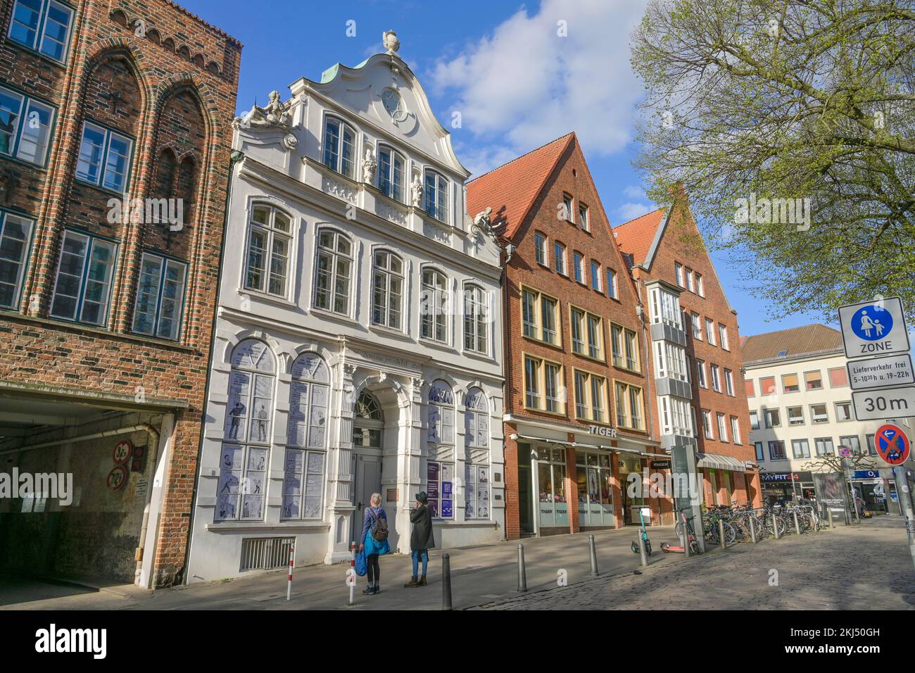 Buddenbrookhaus, Mengstraße, Lübeck, Schleswig-Holstein, Deutschland ...