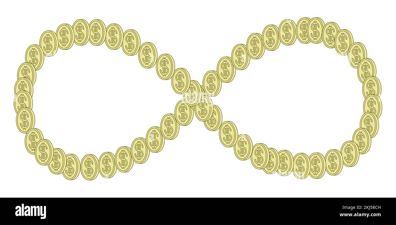 Coins in circulation Stock Vector Images - Alamy