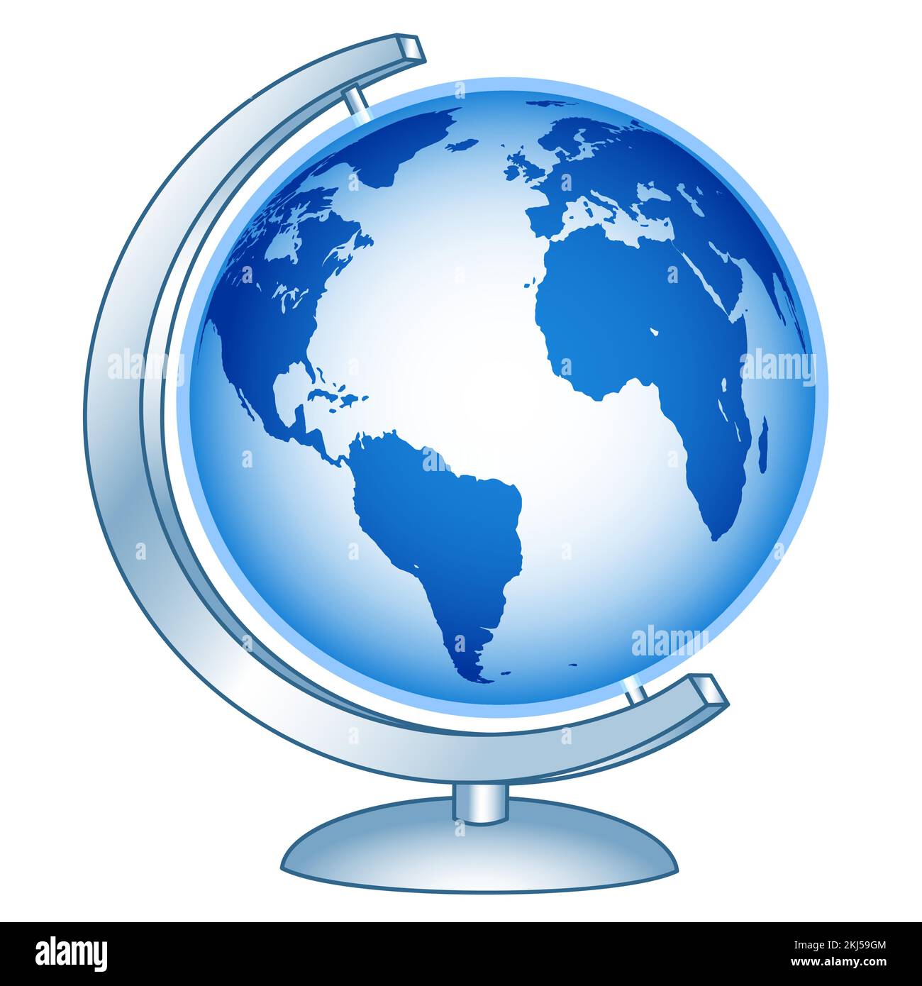 Illustration of the globe on a stand. Elements of this image furnished ...