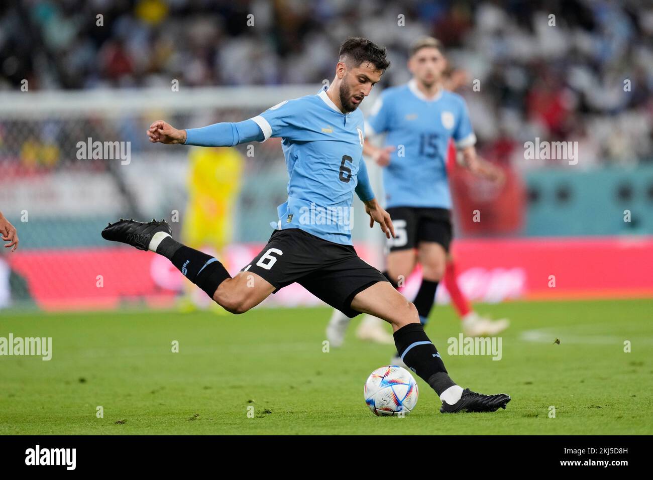 Al Rayyan, Qatar. 24th Nov, 2022. Rodrigo Bentancur (URY) Football ...