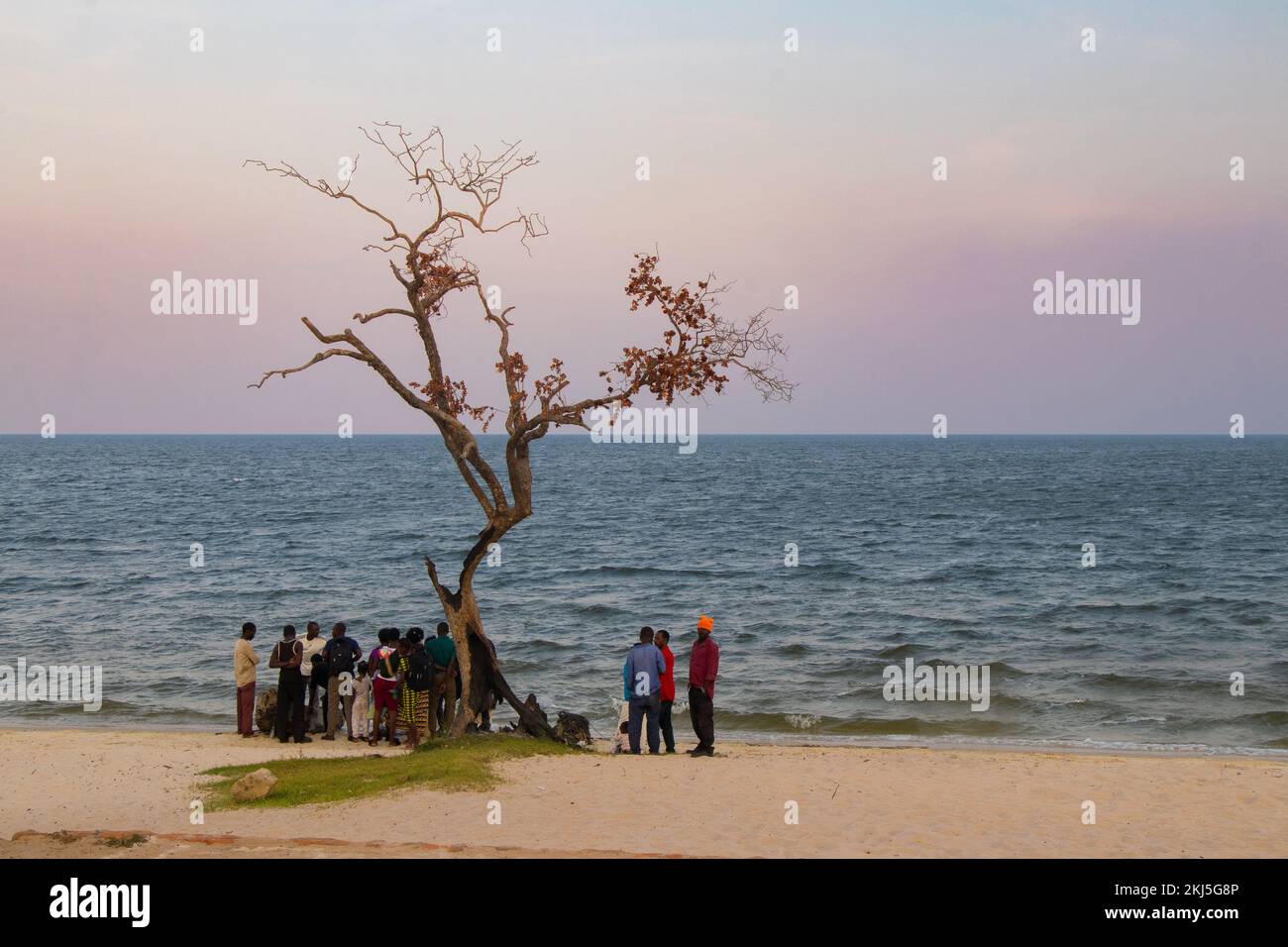 Samfya lake and samfya beach at Bagweulu Lake in luapula, zambia Stock ...