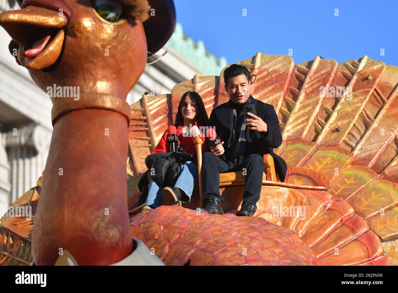 Mario Lopez attends the 96th Annual Macy's Thanksgiving Day Parade on ...