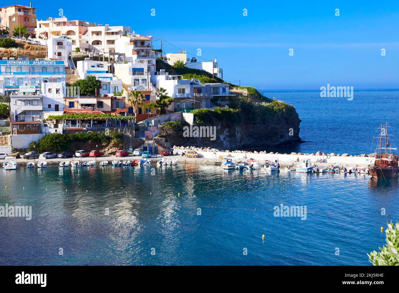 THE CRETE ISLAND, GREECE - MAY 24, 2018: Seaview at Bali village, the ...