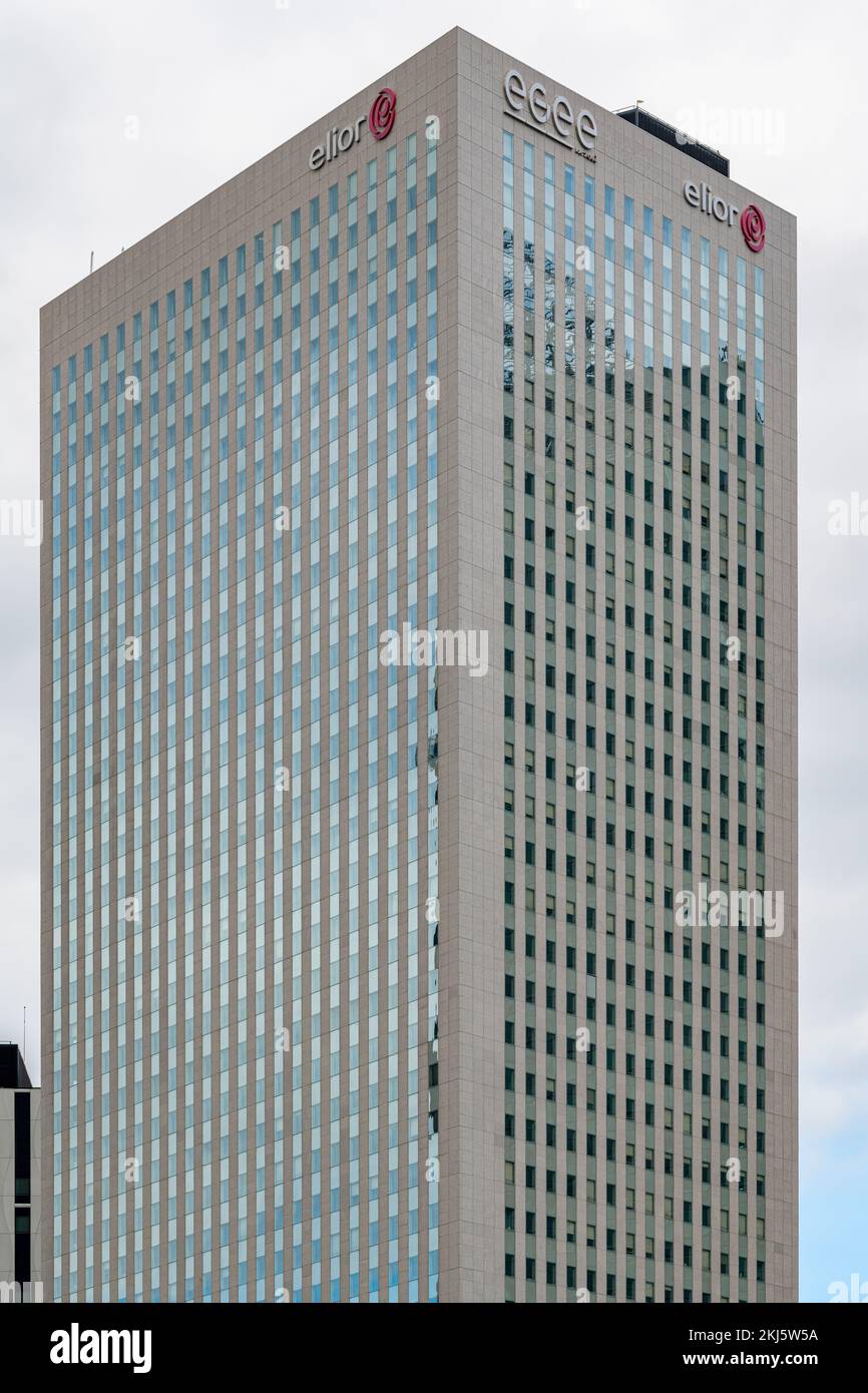 The Egee Tower (Tour Égée) in La Defense, head office of Elior, Paris, France Stock Photo - Alamy