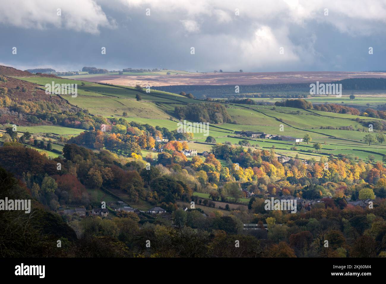 Walking around Eyam in Autumn, Peak District, England Stock Photo - Alamy