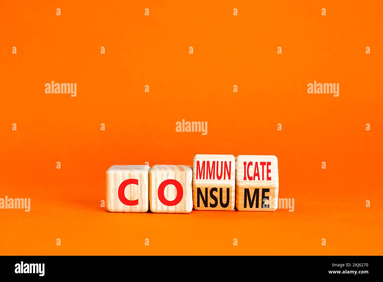 Consume or communicate symbol. Concept word Consume or Communicate on ...