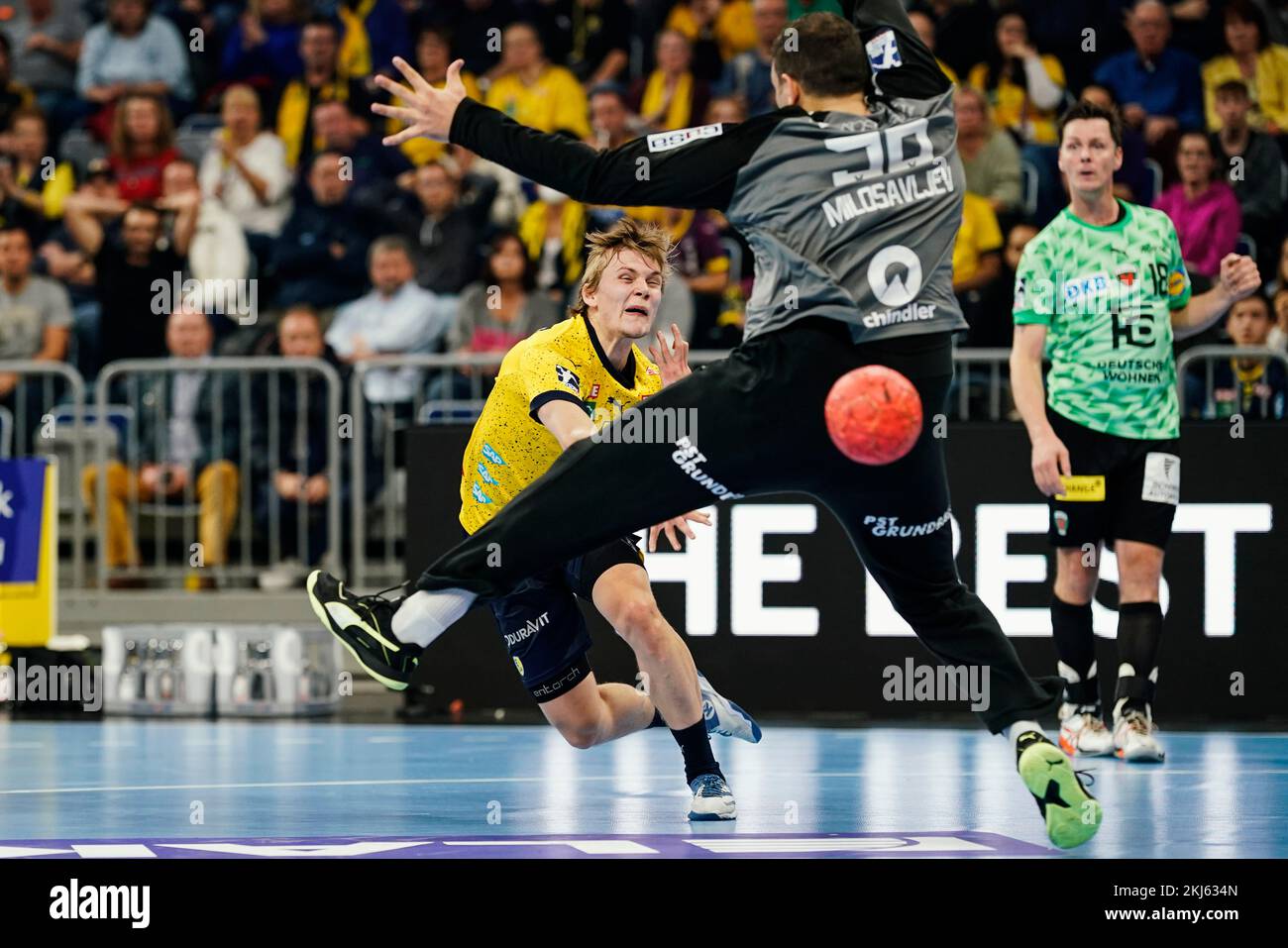 Mannheim, Germany. 24th Nov, 2022. Handball: Bundesliga, Rhein-Neckar ...