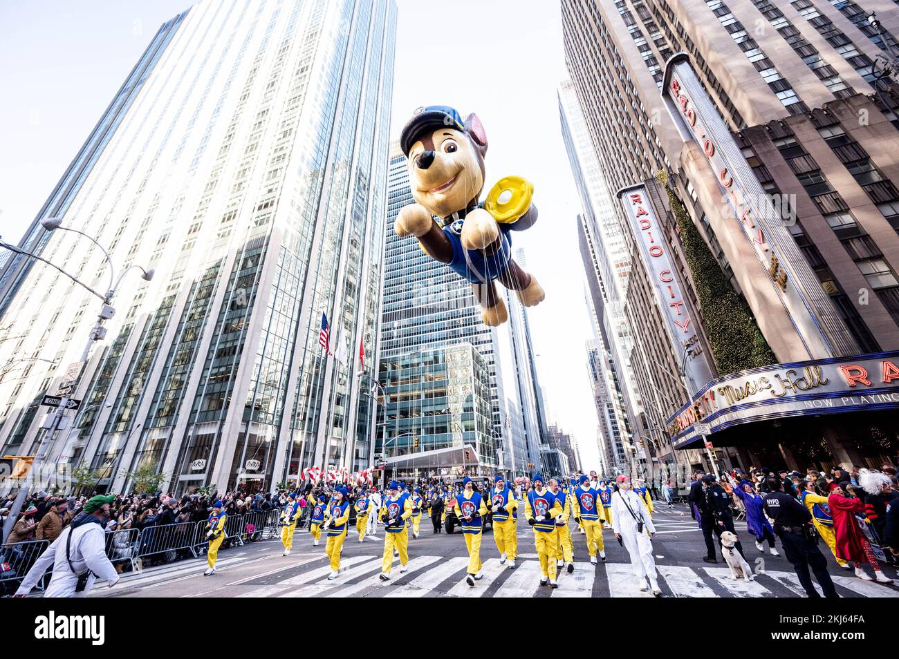 New York City, United States. 24th Nov, 2022. The Paw Patrol Chase ...