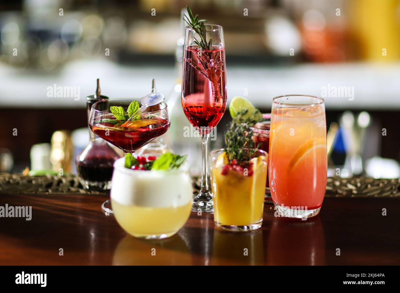 Pictures of some juices and smoothies with donuts Stock Photo - Alamy