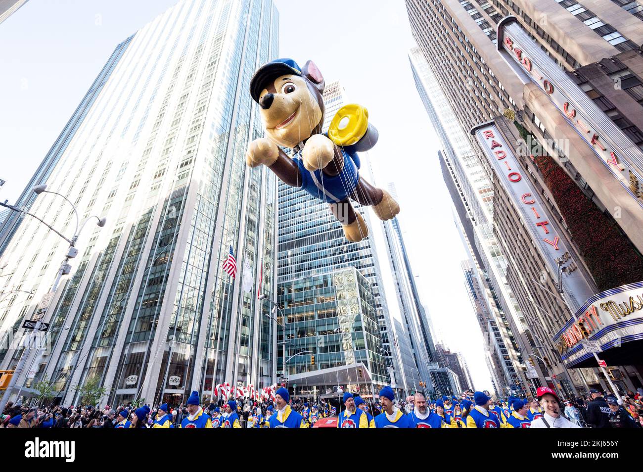 New York City, United States. 24th Nov, 2022. The Paw Patrol Chase ...
