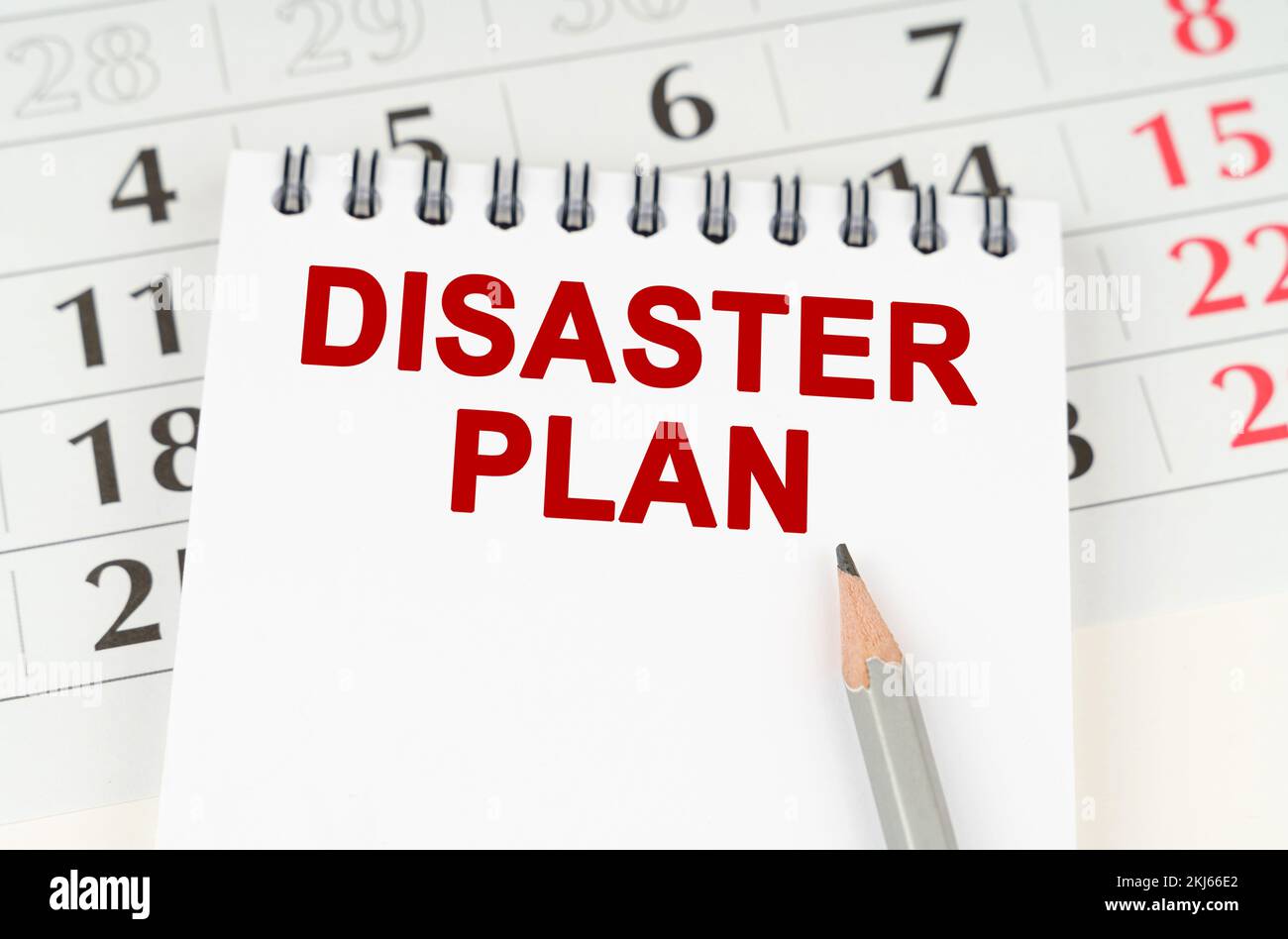 Business planning concept. On the calendar is a notebook with the ...