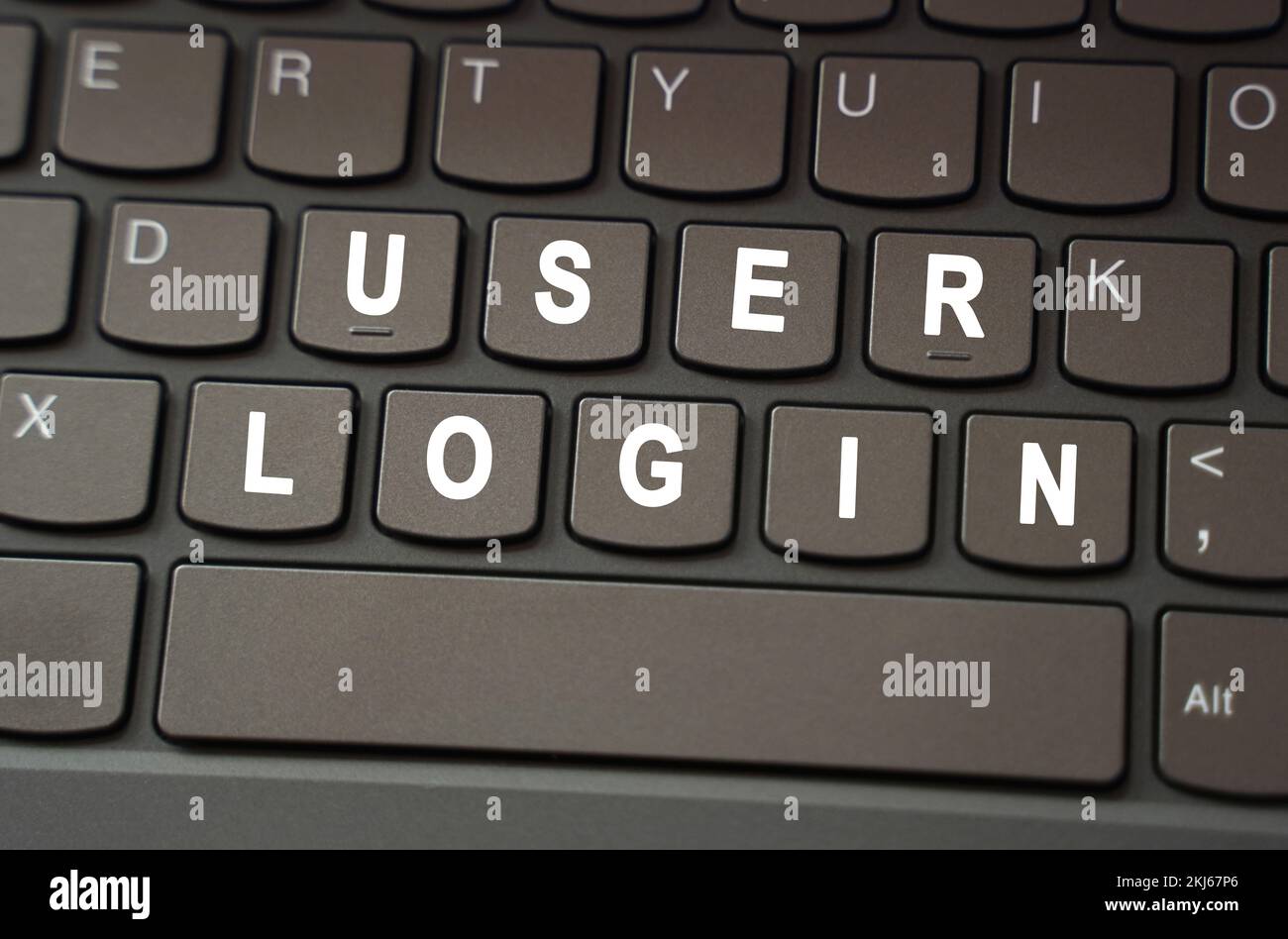 Internet concept. On the black keyboard, the inscription is highlighted ...