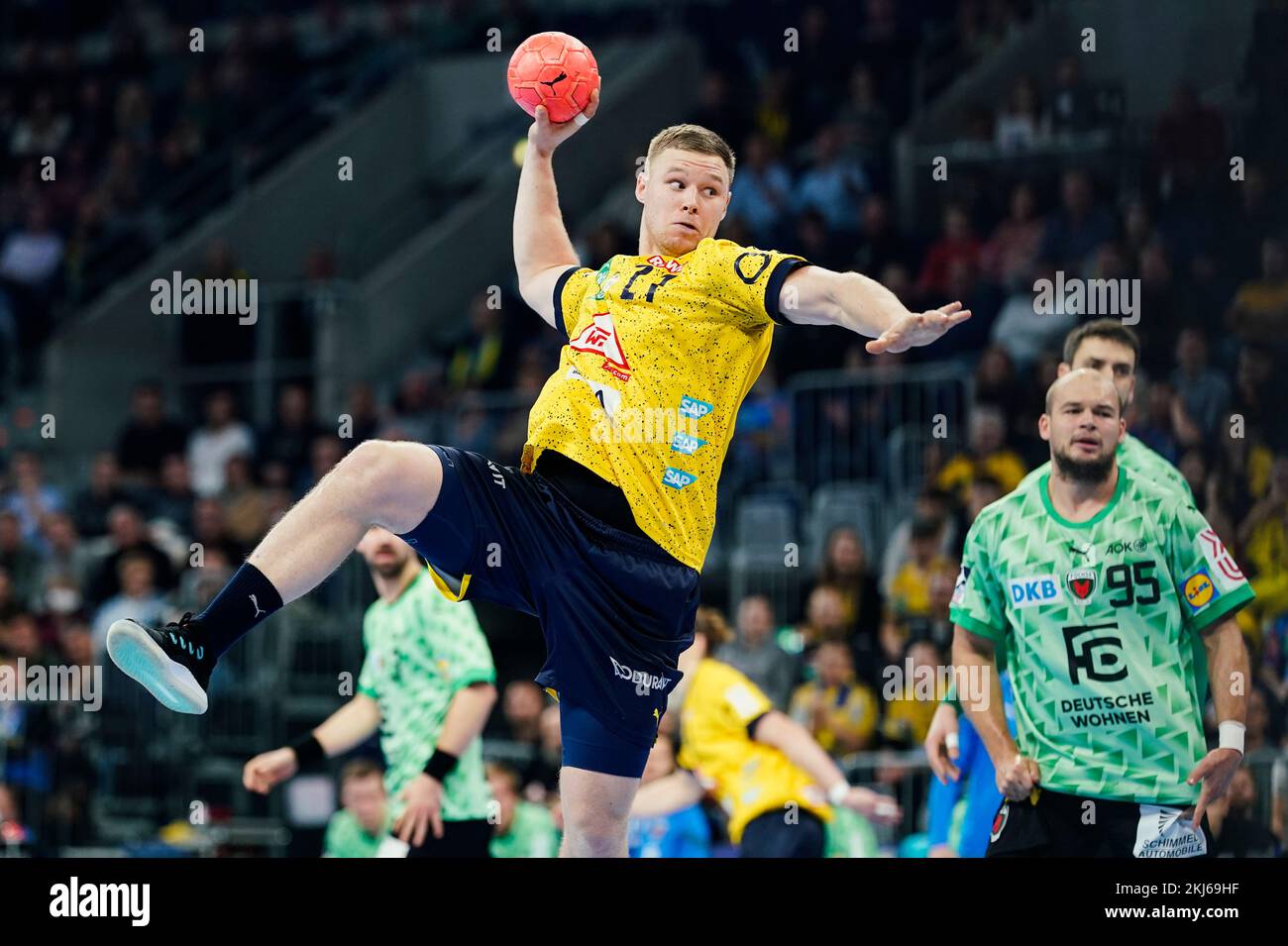 Mannheim, Germany. 24th Nov, 2022. Handball: Bundesliga, Rhein-Neckar ...