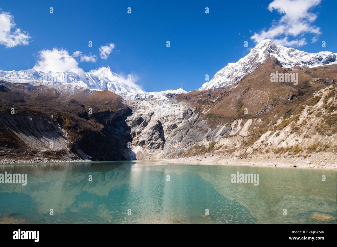 Birendra Lake, Gorkha, Manaslu Circuit Trek Nepal Stock Photo - Alamy