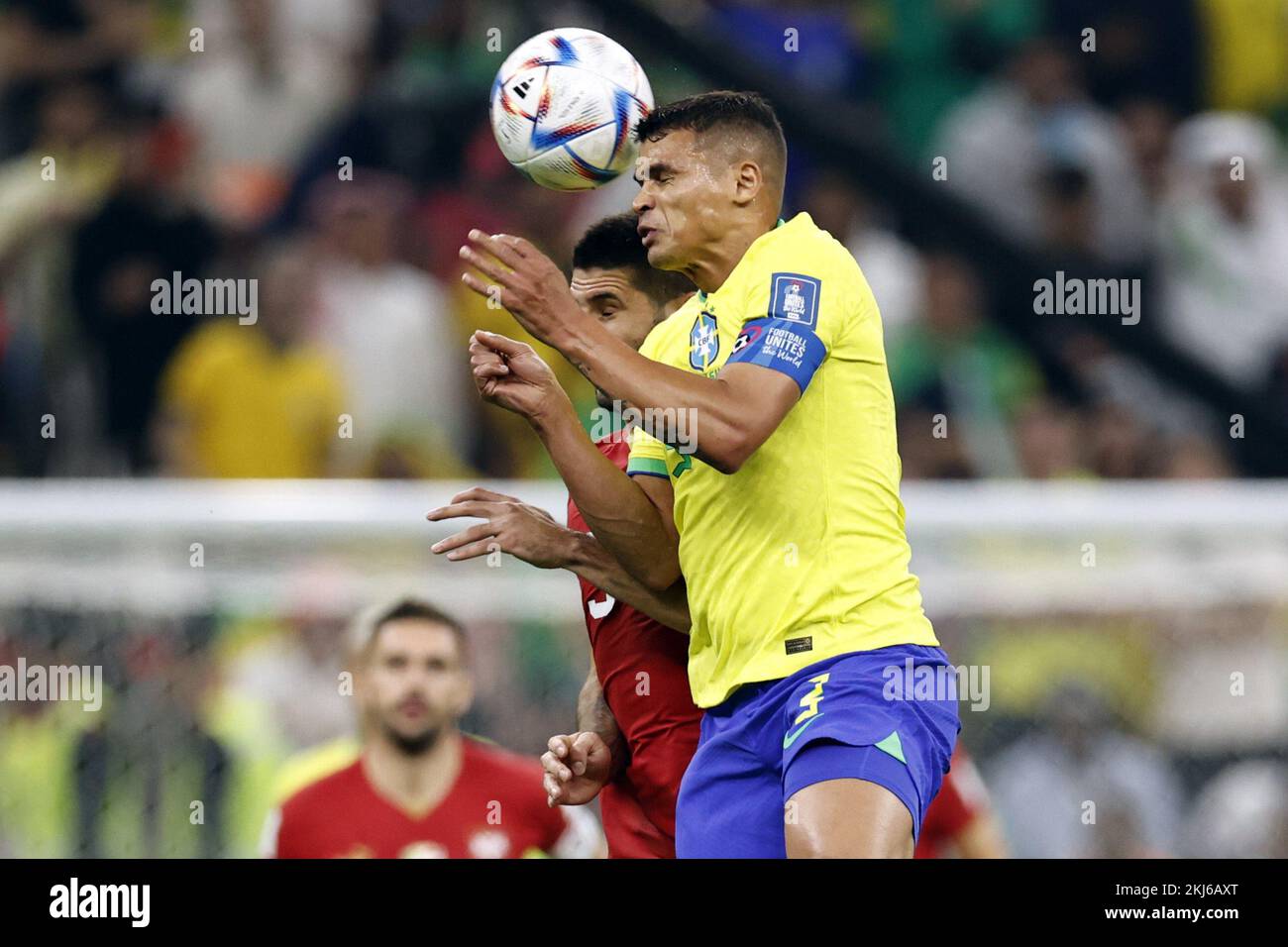 LUSAIL CITY - Thiago Silva of Brazil during the FIFA World Cup Qatar ...