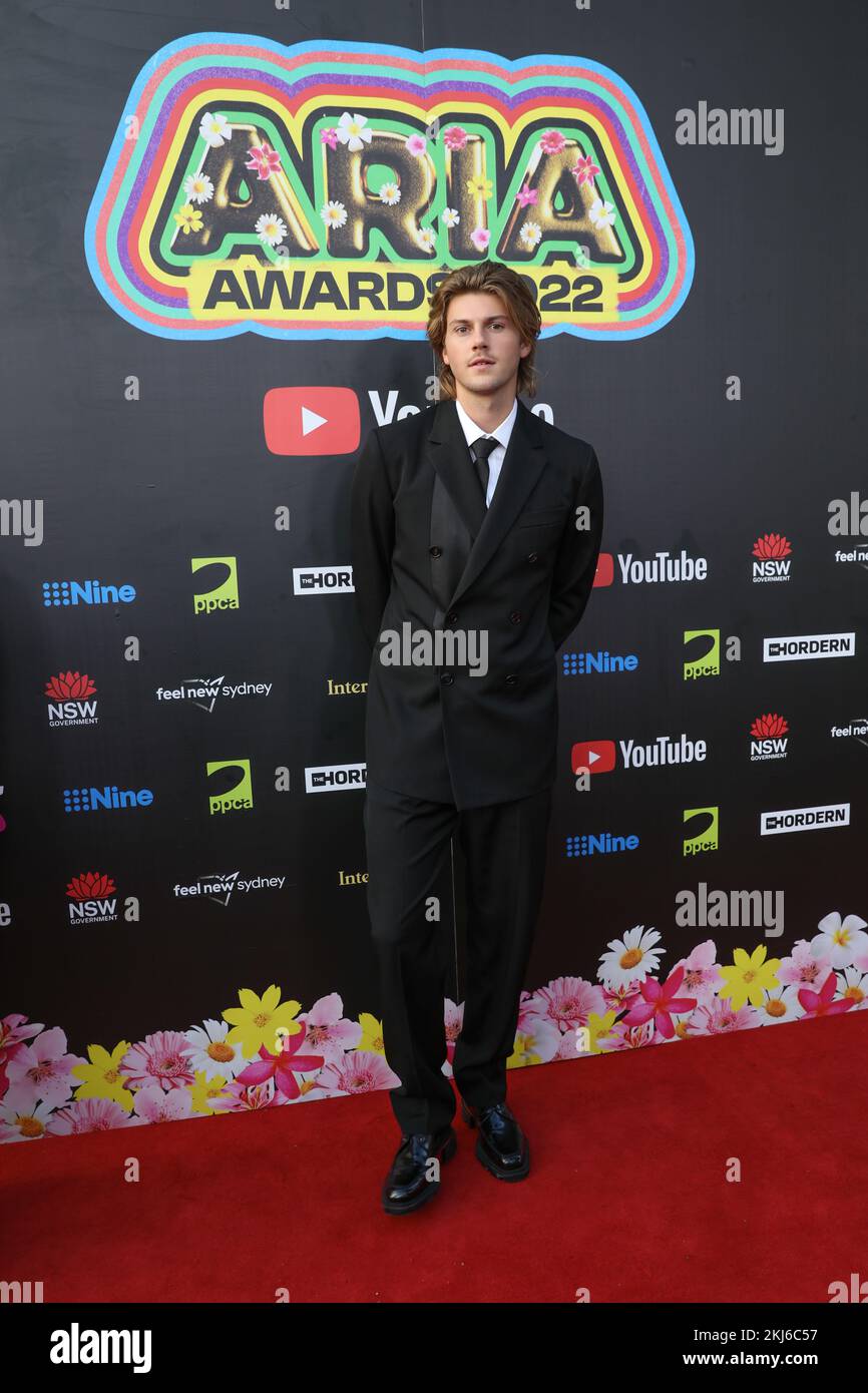 November 24, 2022: RUEL walking the red carpet at the 36th Annual ARIA ...