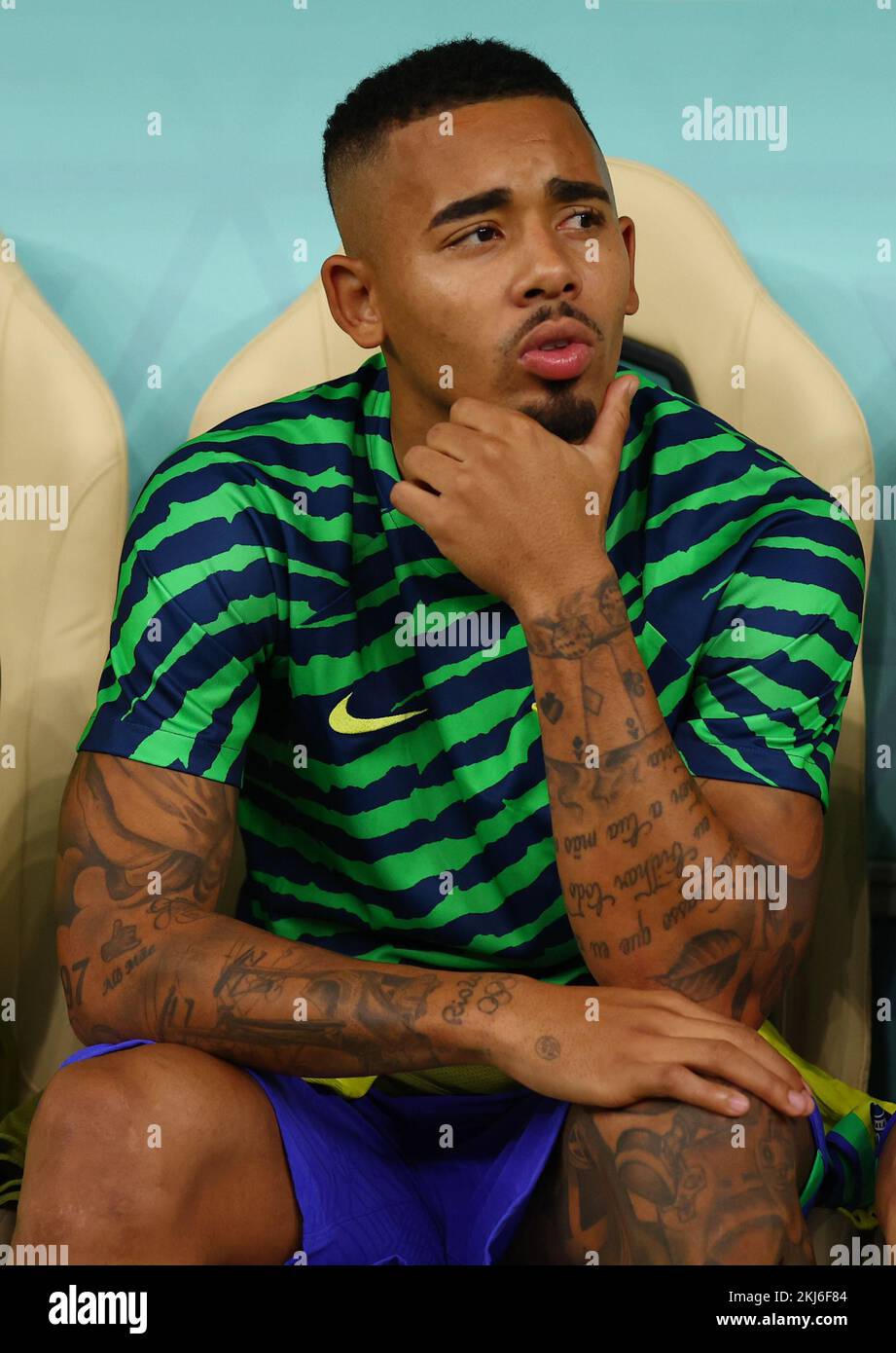 Gabriel jesus brazil qatar 2022 hi-res stock photography and images - Alamy
