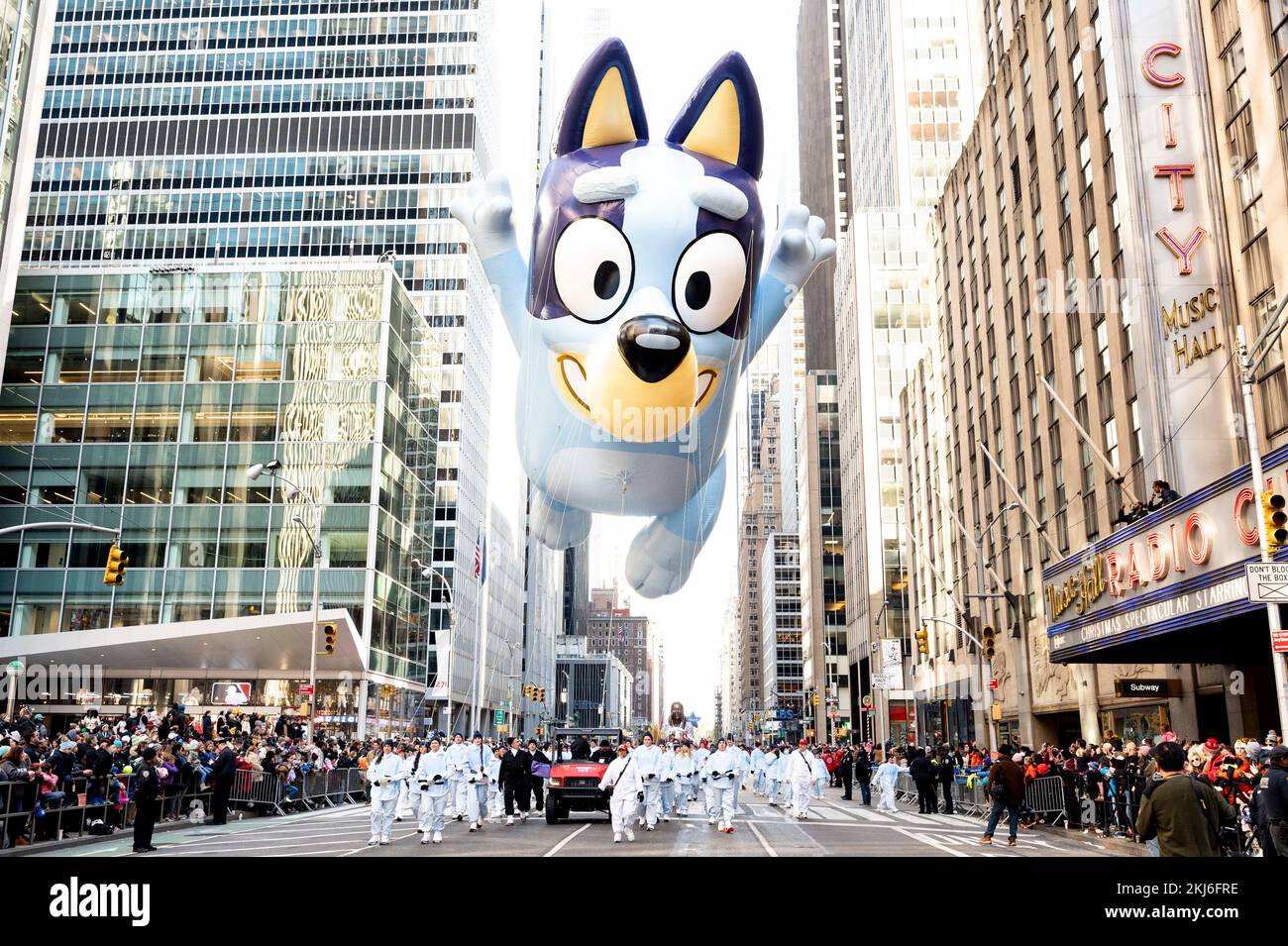 November 24, 2022, New York City, New York, United States: The Bluey ...