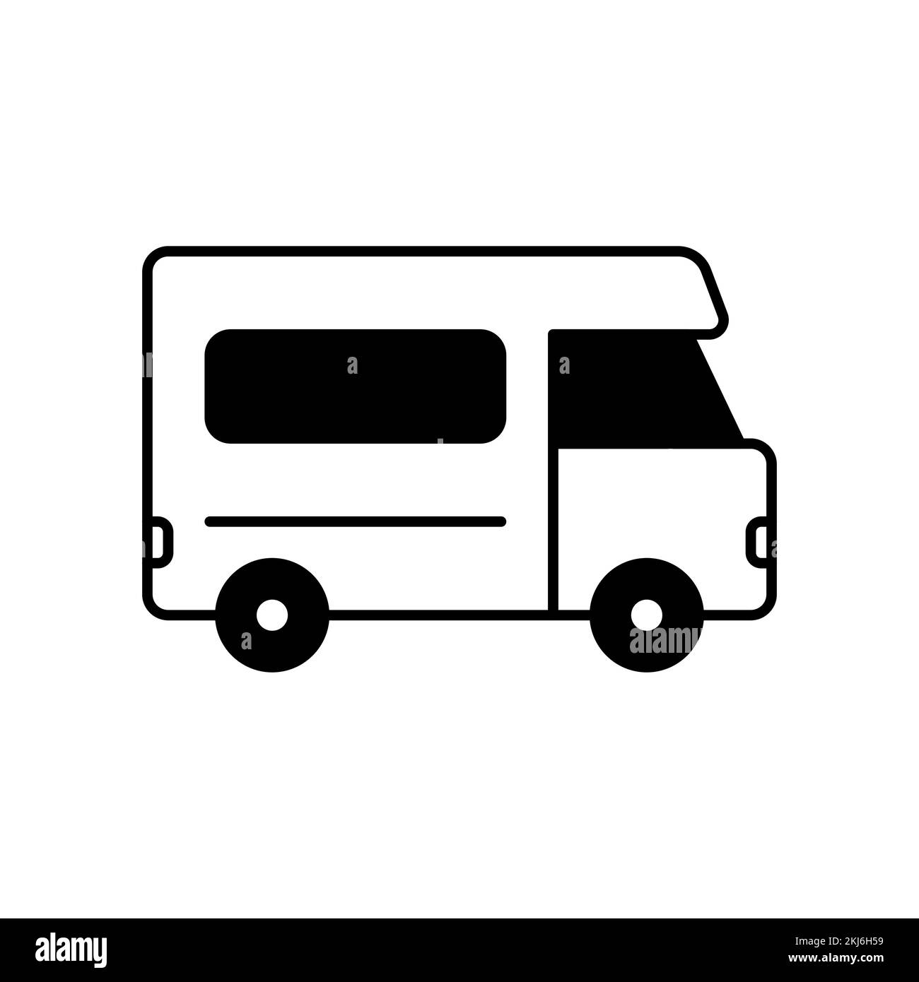 Van Icon, Travel Leisurely in a Van Stock Vector Image & Art - Alamy