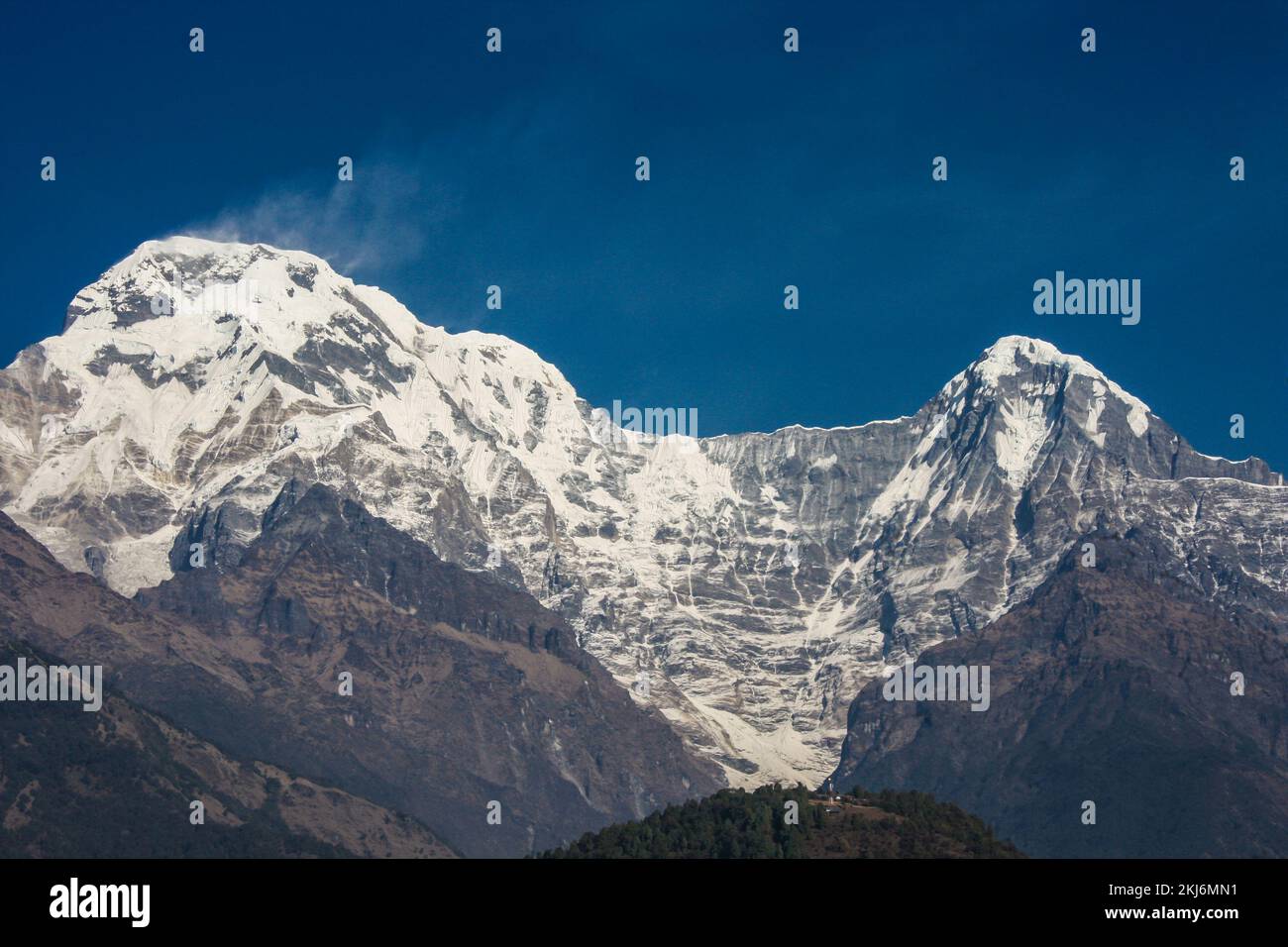 Mardi Himal, Mt. Machhapuchhare, Annapurna mountain seen during ...