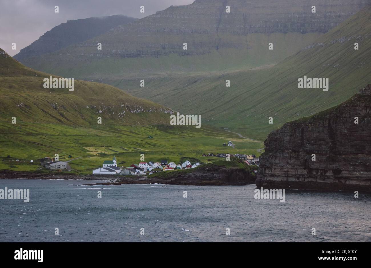 Faroe Islands, small islands and Peninsulas in the Atlantic Ocean Stock ...