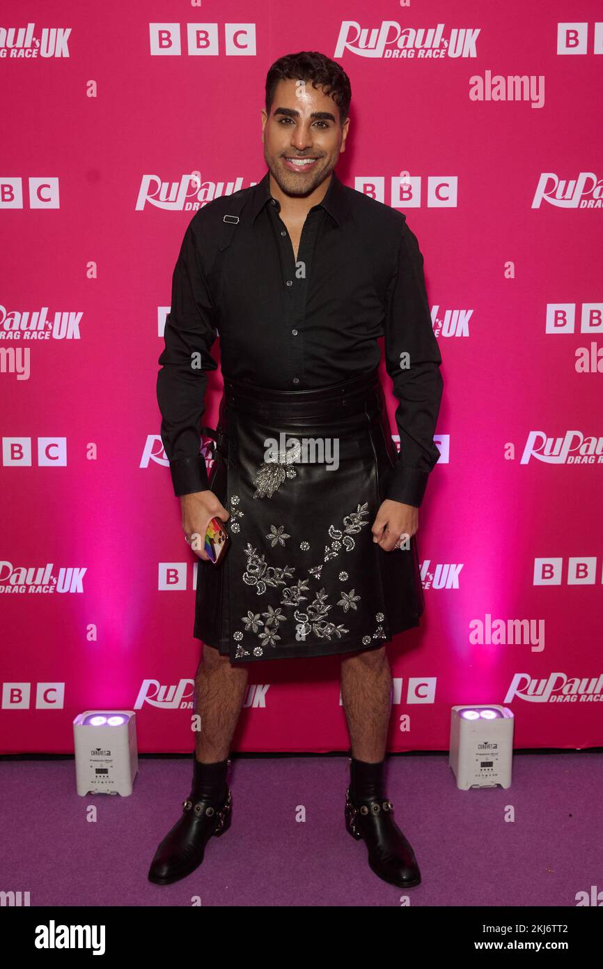 London, UK . 24 November, 2022 . Dr Ranj pictured atttending the RuPaul ...
