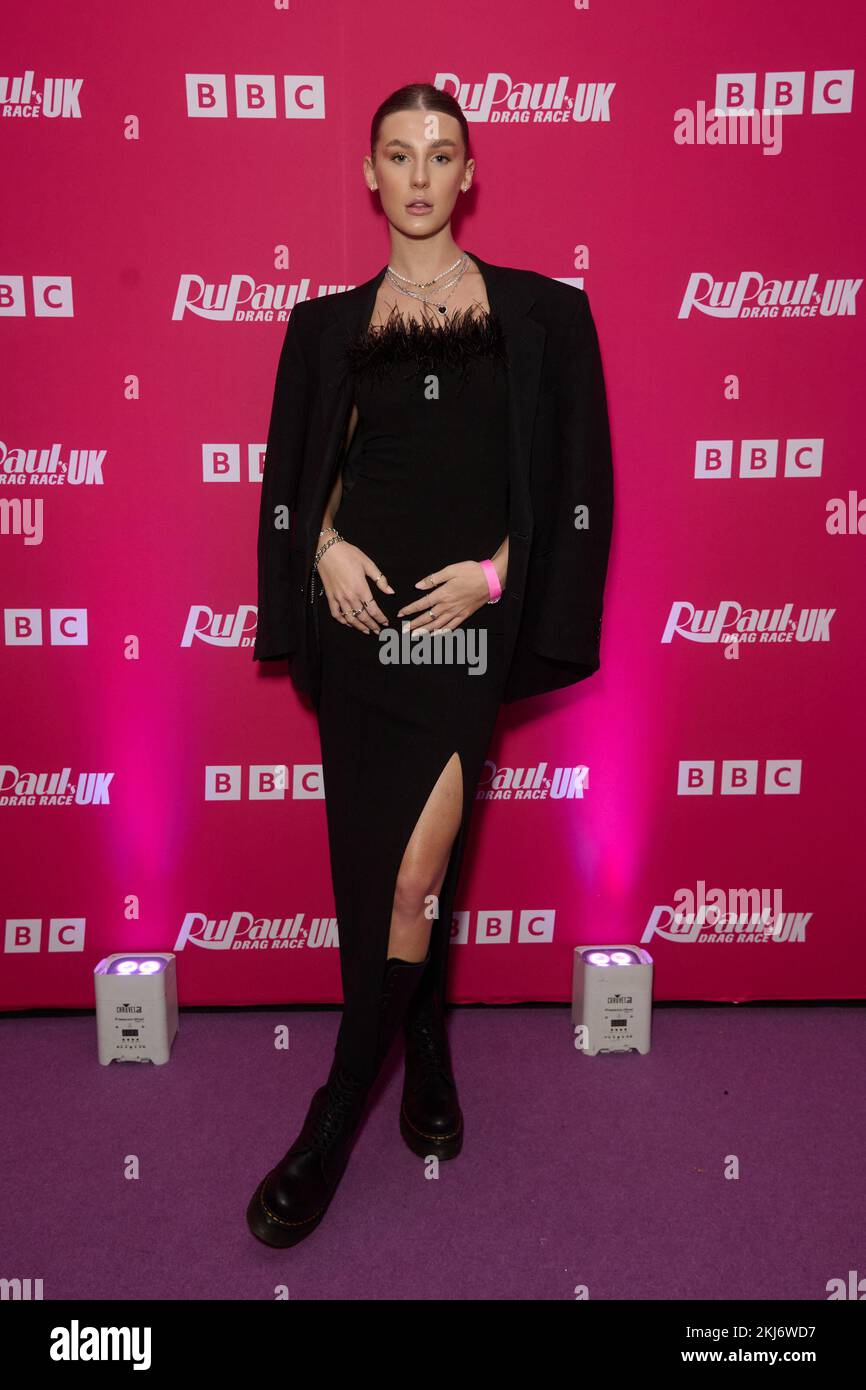 London, UK . 24 November, 2022 . Miya Ocego pictured atttending the ...