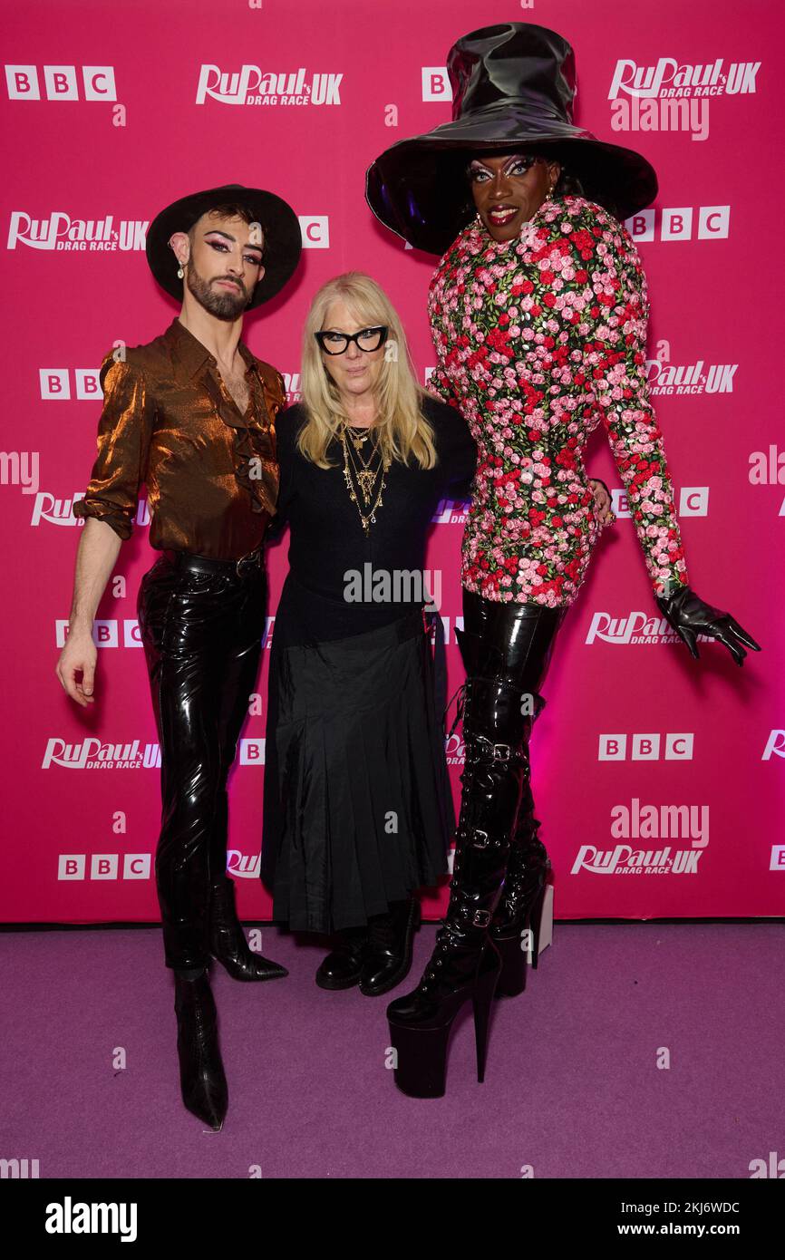 London, UK . 24 November, 2022 . Val Garland (centre) pictured ...
