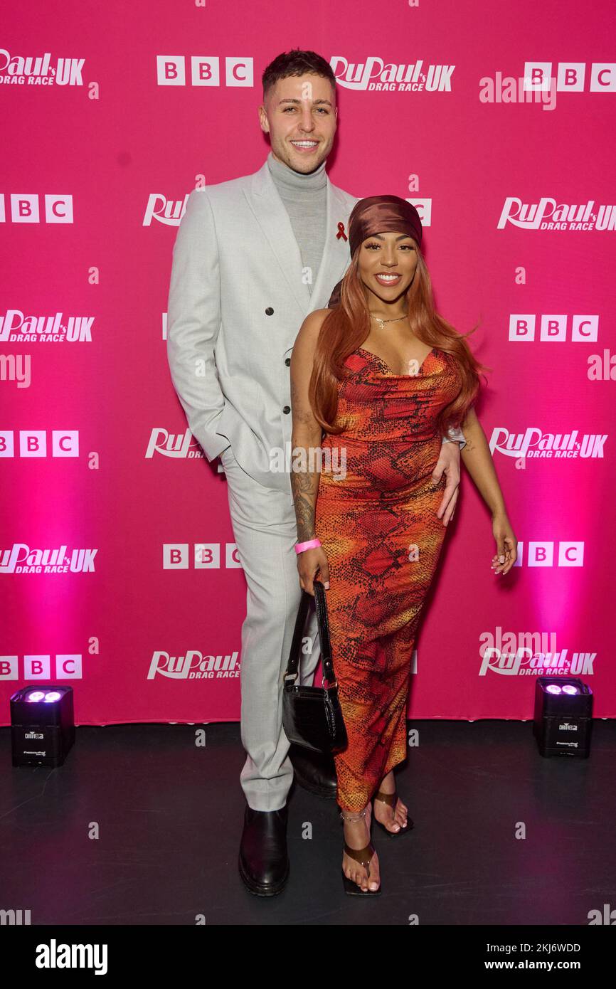 London, UK . 24 November, 2022 . Jack Rimmington, Ash Holme pictured ...