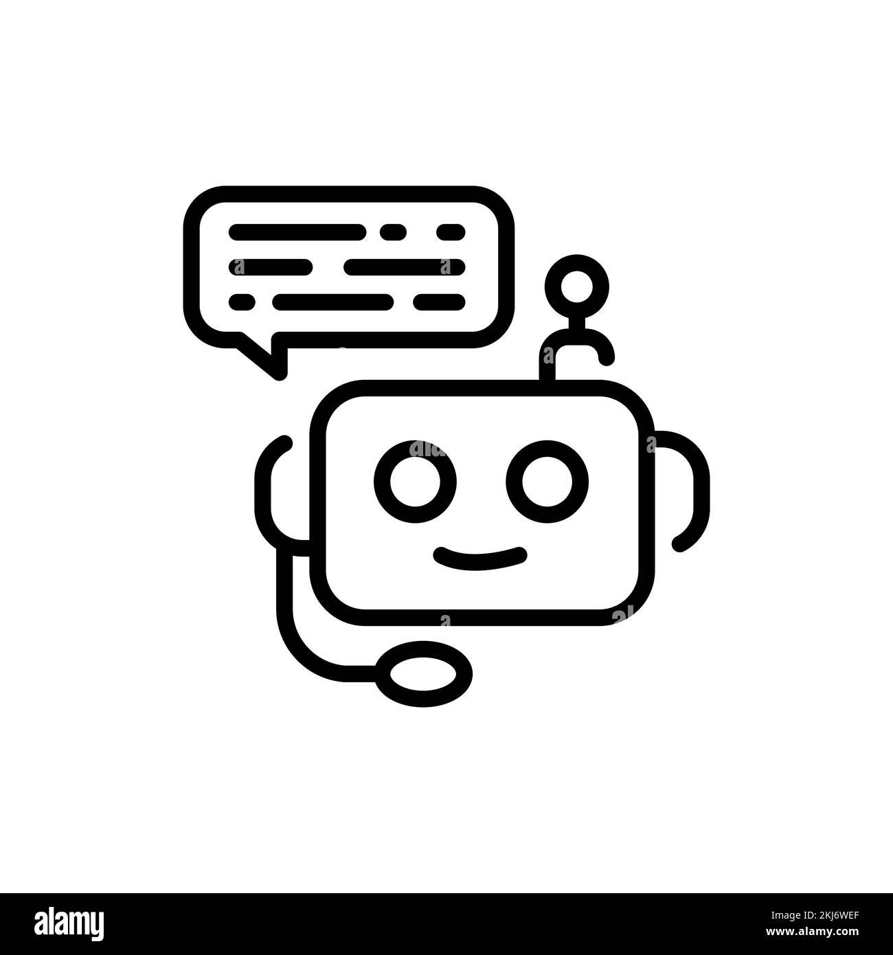 Robot clipart Black and White Stock Photos & Images - Alamy