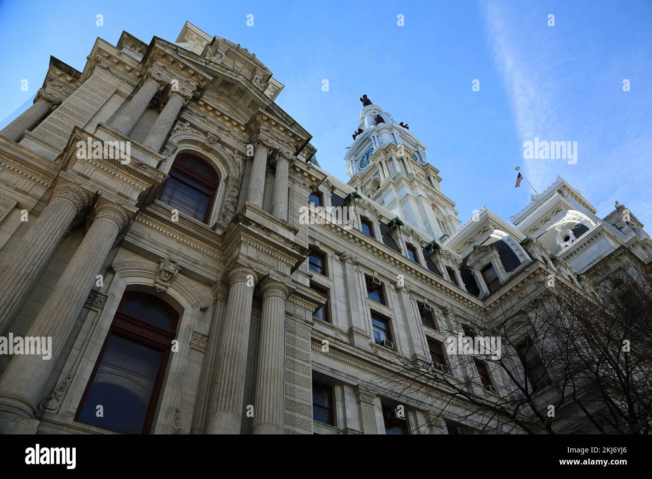 View at City Hall - Philadelphia Stock Photo - Alamy