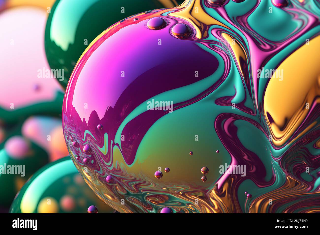 Abstract atmosphere background colorful bubbles hi-res stock ...