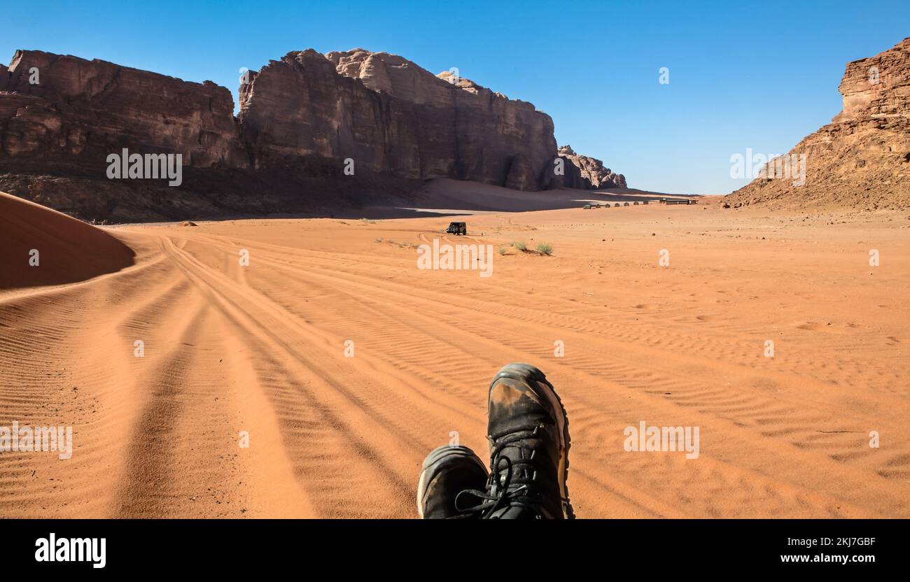 wadi rum Jordan Stock Photo - Alamy