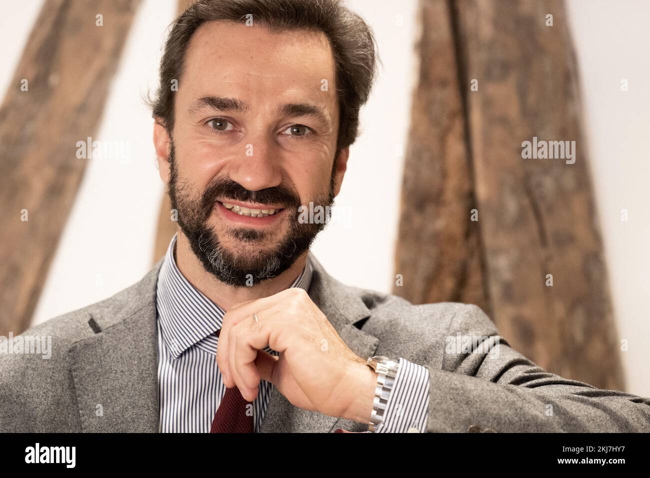 Lawyer, Florent Loyseau de Grandmaison poses during a session photo at ...