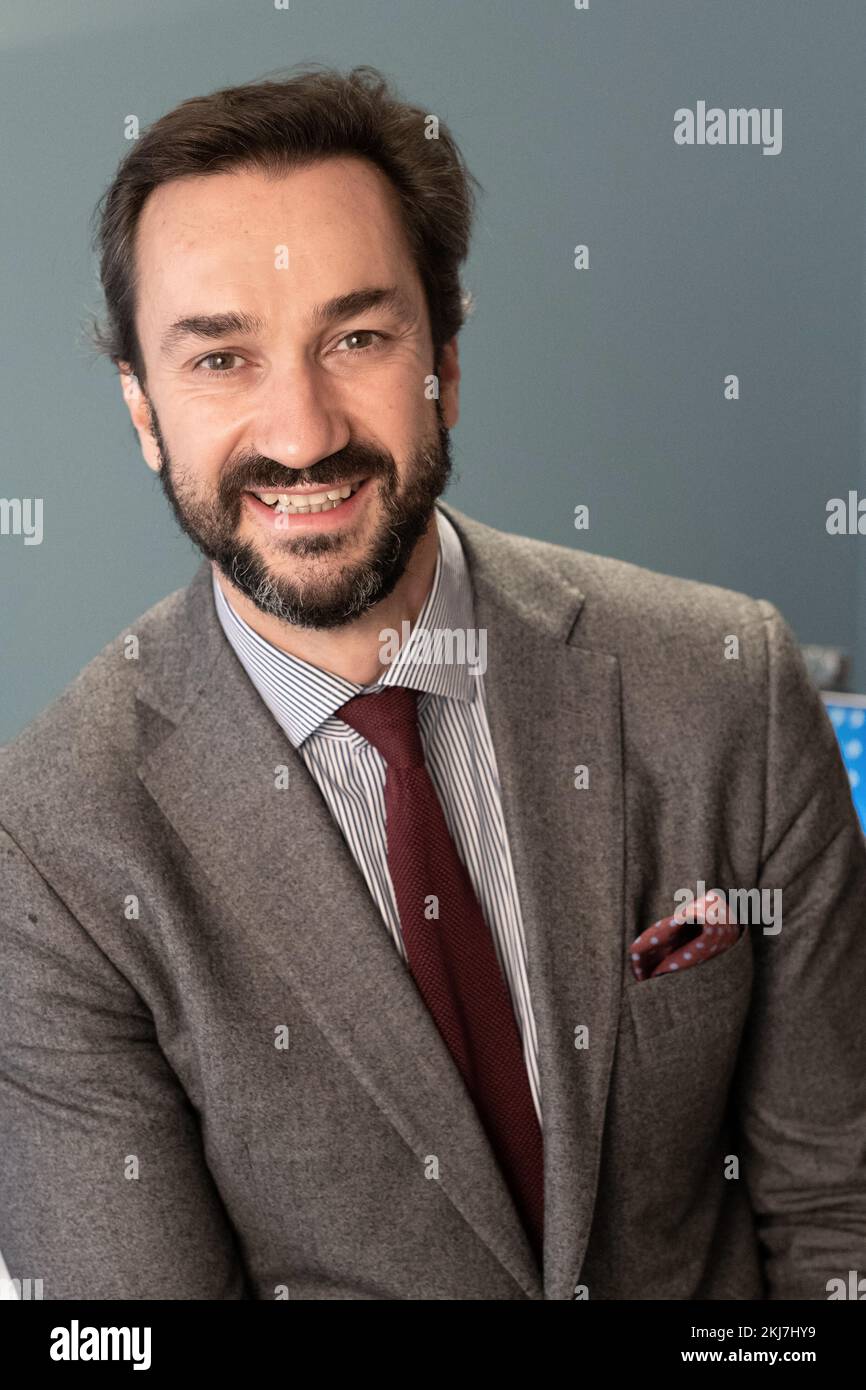 Lawyer, Florent Loyseau de Grandmaison poses during a session photo at ...