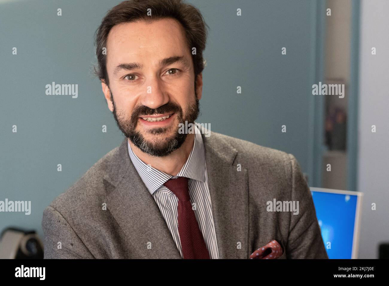 Lawyer, Florent Loyseau de Grandmaison poses during a session photo at ...