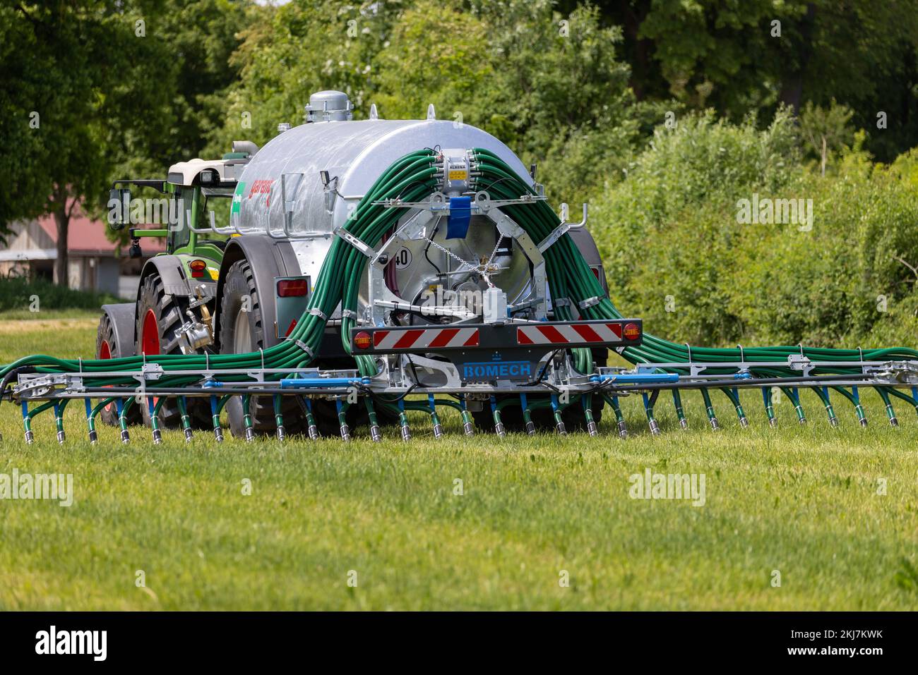 Tractor slurry tanker hi-res stock photography and images - Alamy