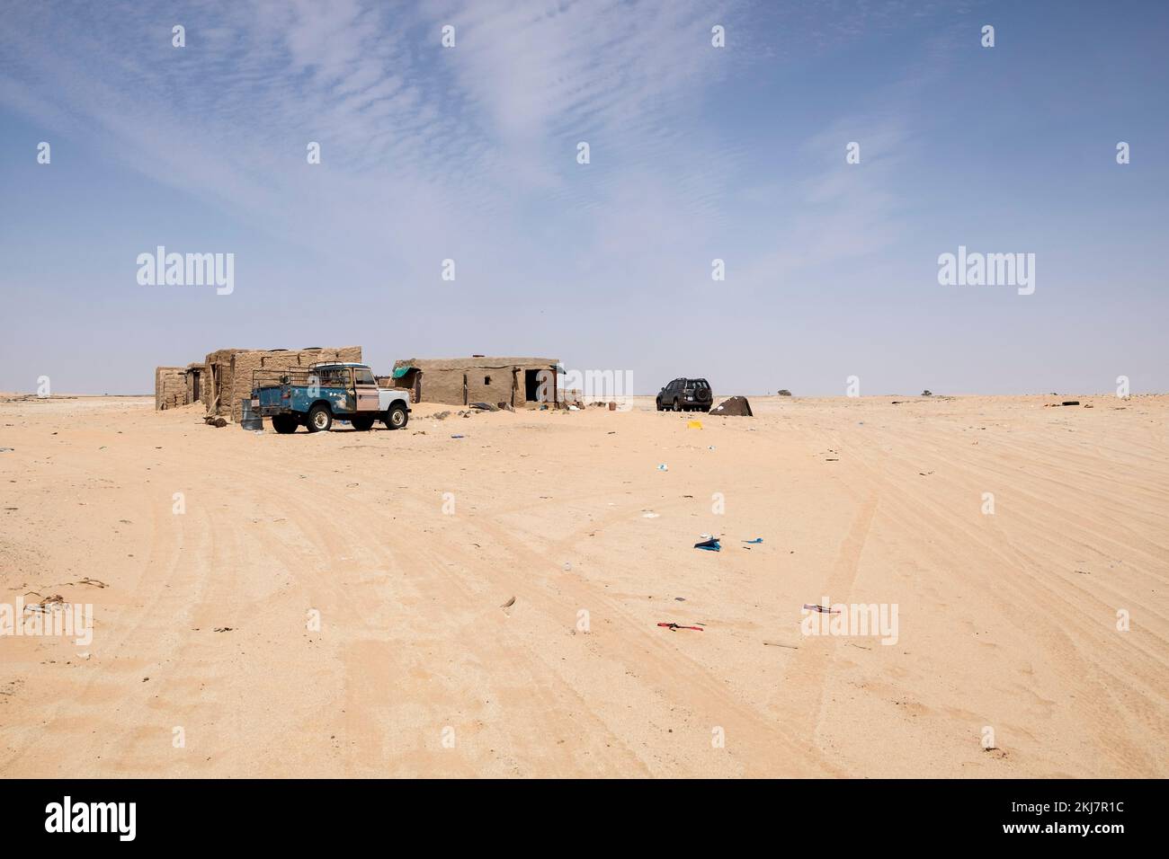 Mauritania, Inal, village in the desert Stock Photo - Alamy