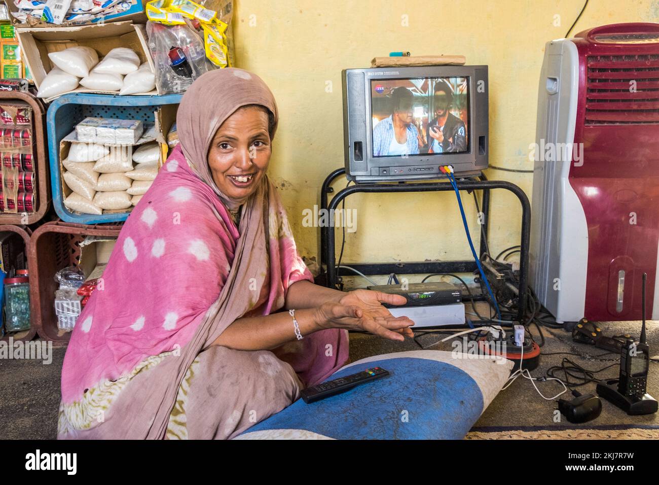 Mauritania, Inal, daily life Stock Photo - Alamy